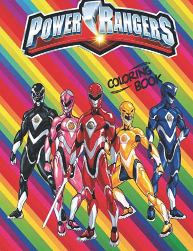 Power Rangers Coloring Book: 99+ GIANT Fun Pages with Premium outline ...