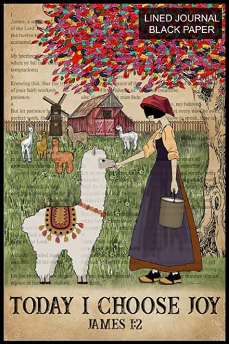 Lined Notebook Black Paper For Gel Pen and White: catchphrase work ...