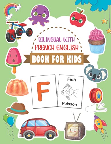 Bilingual With French English Book For Kids: French-English Coloring ...
