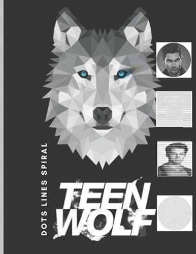 Teen wolf dots lines spiral: Great stress relief book for all wolves ...