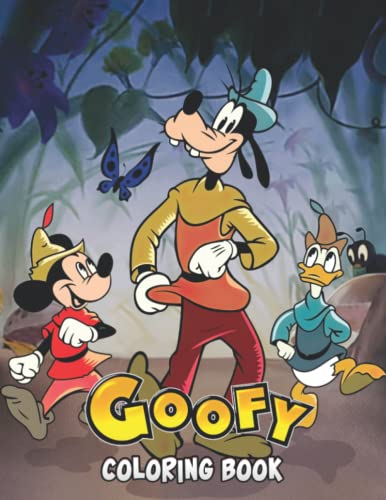 Goofy Coloring Book: Awesome Art Unofficial Books For Adult Unique ...