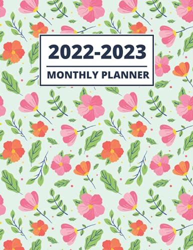 2022-2023 Monthly Planner: Two Years, 24 Months Organizer, Addresses ...
