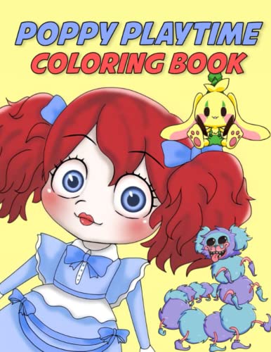 Poppy Playtime Coloring Book: Pj Pug A Pillar 60+ Fun Coloring Pages ...