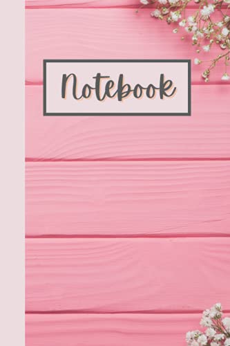 Pink Flower Notebook: Calming Pink Flower Blank Notebook by CC LOVE ...