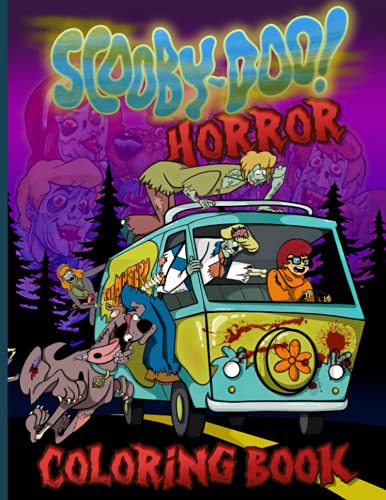 Scooby Doo Horror Coloring Book: Scooby Doo Horror Exclusive Adults ...