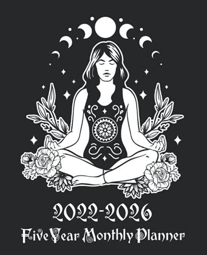 2022-2026 Monthly Planner: 5 Year Magic Spiritual Calendar & Agenda ...