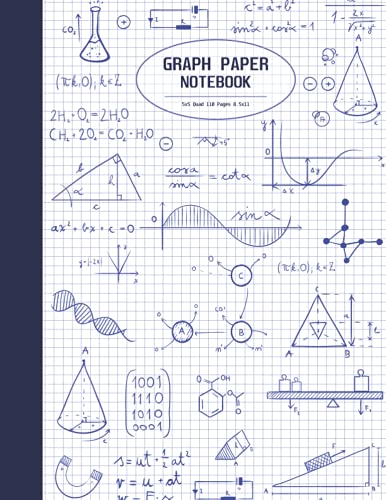 Graph Paper Notebook: Large Simple Graph Paper Journal - 110 Quad Ruled ...