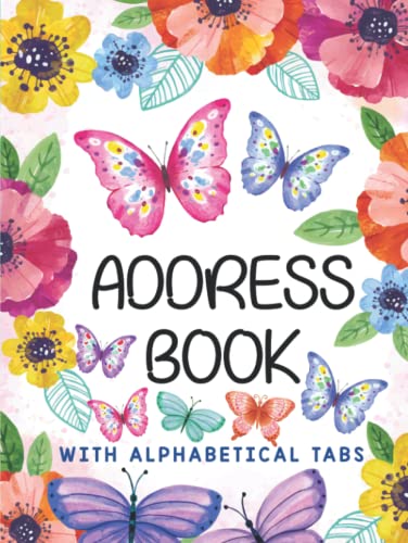 Address Book With Alphabetical Tabs: Phone Book with Alphabet Tabs ...