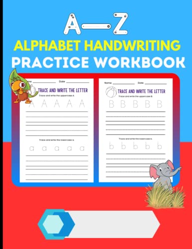 Alphabet Handwriting Practice Workbook for Kids: Learning to Write for ...