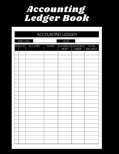 Accounting Ledger Book: 8,50" x 11", 120 pages perfect for tracking and ...