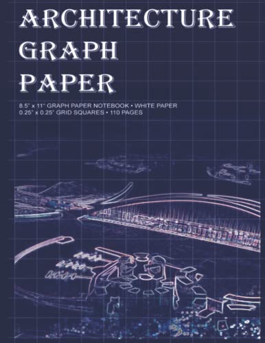 Architecture Graph Paper Notebook: 110 Pages, 8.5” x 11” Notebook with ...