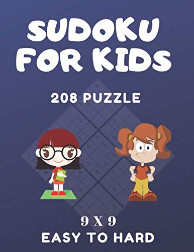 sudoku for kids: sudoku 9x9 for kids children boy girls - Easy to very ...