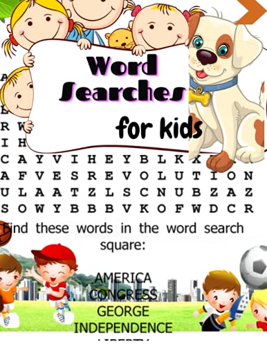 word searches puzzles: Word Search for Kids Ages 6-8 by ANDRES WILSON ...