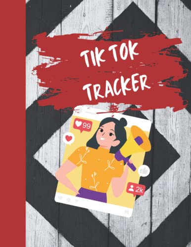 Tik Tok Post Tracker Journal: Keep Your Channel Organised and on Track ...