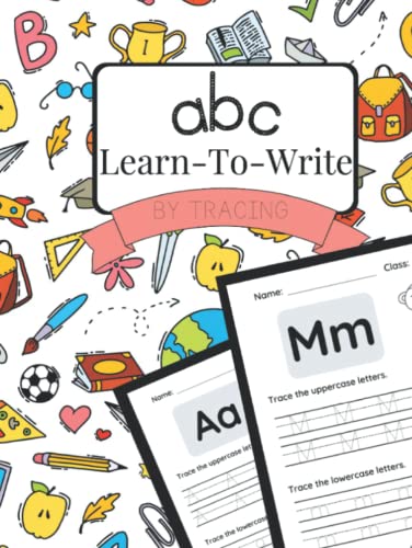 LEARN your ABC's by TRACING: Learning the Alphabet, Workbook 1, Ages 2 ...