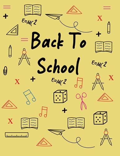 Back To School: Lined Journal Notebook For School To Write Courses ...