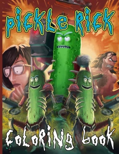 Pickle Coloring Book: Designs Exclusive Rick Color Wonder With Images ...