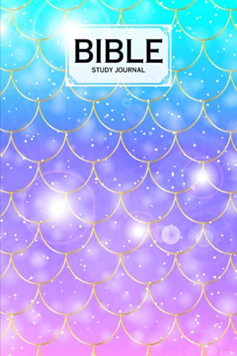 Bible Study Journal: Mermaid Cover Bible Study Journal, A Christian ...