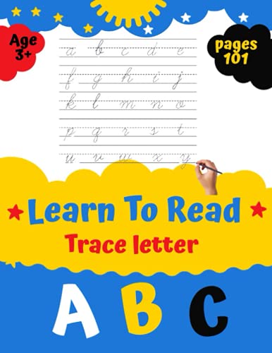 Learn To Read: prekindergarten workbooks, learning letters workbook ...
