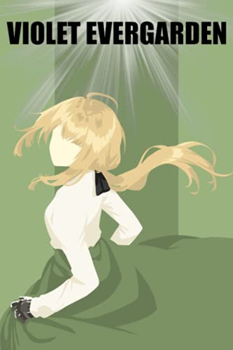 Violet Evergarden Notebook: Cute College Wide Ruled Journal Notebook ...