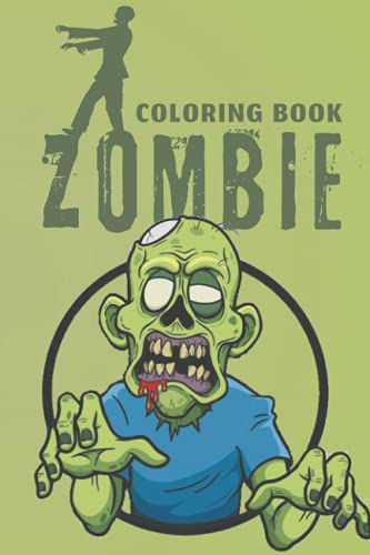 zombie coloring book: Midnight Edition Zombie Coloring Pages for ...
