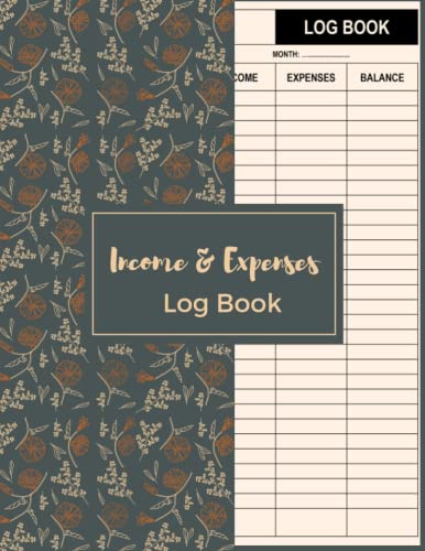 Daily Income And Expense Tracker Organizer Log Book: Daily & Monthly ...