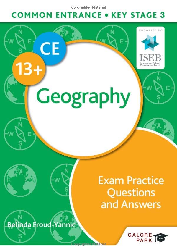 Common Entrance 13+ Geography Exam Practice Questions and Answers by ...