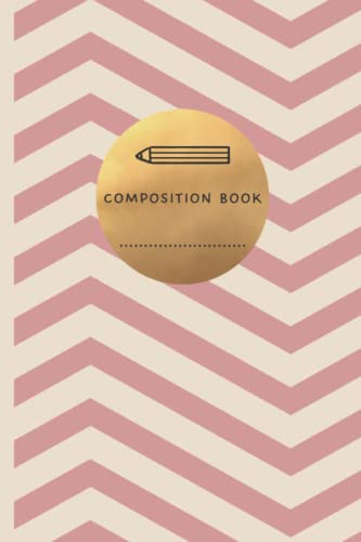 COMPOSITION BOOK | Dotted Line | Pink | 6”x9” |100 pages: Pink ...