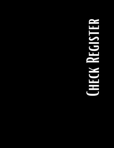 Check Register: 170 pages- 3,900 Entry Lines | Checking Account ...