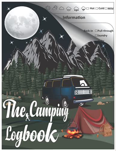 The Camping Logbook: Camping Journal & RV Travel Logbook, Vintage ...