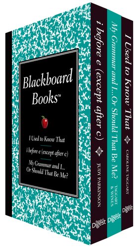 Blackboard Books Boxed Set: I Used to Know That, My Grammar and I ...