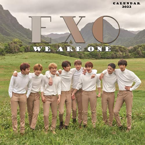 EXO Calendar 2022: 2022 Calendar- Official 2022 Monthly Planner, Square Calendar with 18 ...