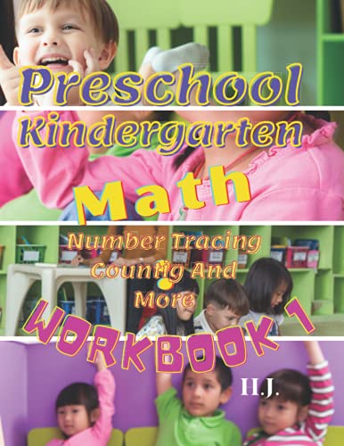 Preschool Kindergarten Math Number Tracing Counting & more: Practicing ...