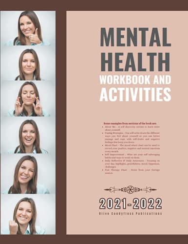 MENTAL HEALTH WORKBOOK AND ACTIVITIES: Self help worksheets with ...