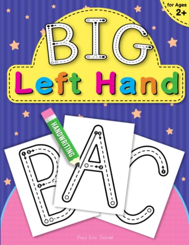 BIG Letters Handwriting Practice for Left Handed Kids Ages 2+ | Left ...