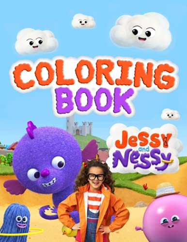 Jessy & Nessy Coloring Book: A Great Choice For Relaxing, Having More ...