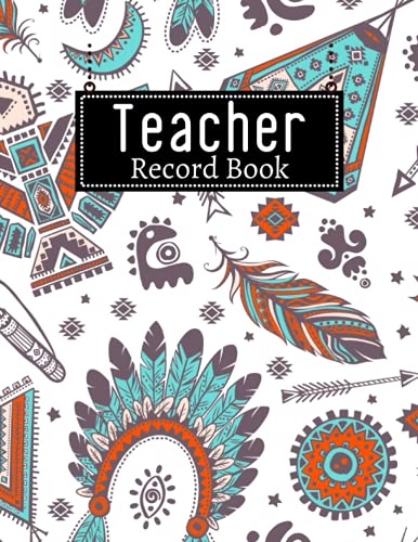 Teacher Record Book: Teacher Grade Book, Gradebook for Teachers, Class ...