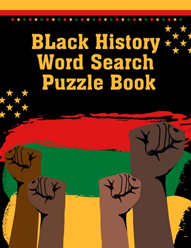 BLack History Word Search Puzzle Book: BLack History Challenging Puzzle ...
