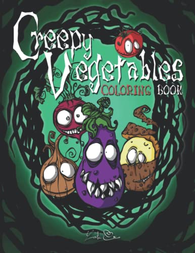 Creepy Vegetables Coloring Book by LouteCrea: Unique and original ...