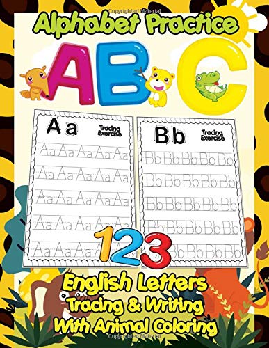 Alphabet Practice English Letters ABC Tracing & Writing With Animal ...