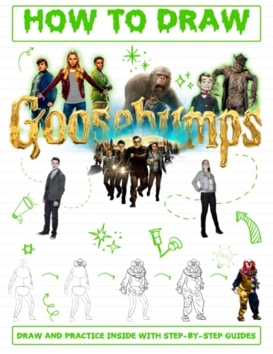 Goosebumps How To Draw: Unique Character Types Relaxation Color Wonder ...