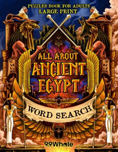 All About Ancient Egypt Word Search Book: A Collection Of Word Find ...