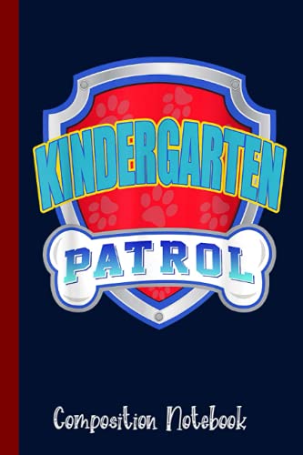 Paw Kindergarten Patrol Teacher Student Back To School Quad Ruled ...