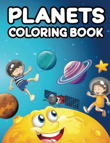 Planets Coloring Book: An Outer Space and Solar System Kids Coloring ...