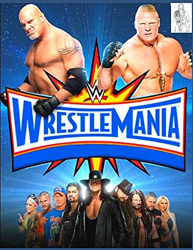 WRestlemania: Anxiety wwe Coloring Books For Adults And Kids Relaxation ...