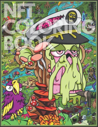 NFT Coloring Book: Awesome Collection Of Painting Pages Featuring ...