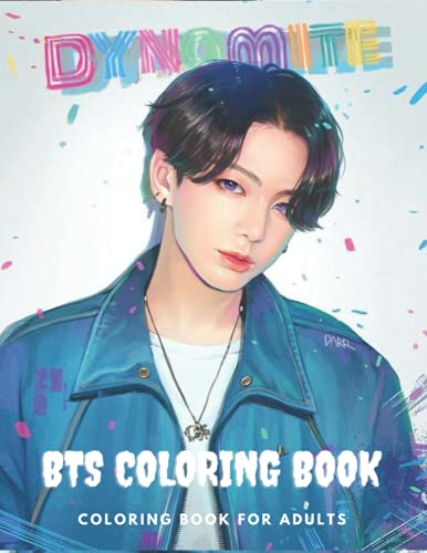 BTS Coloring Book: Stress Relief with BTS Jin, RM, JHope, Suga, Jimin ...