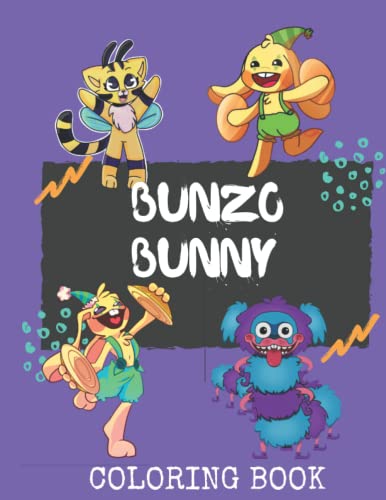 Bunzo Bunny Coloring Book: New Original Bunzo Bunny Coloring Book ...