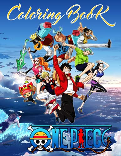 One Piece Coloring Book: Anime For Kids And Adults With 30 High Quality ...