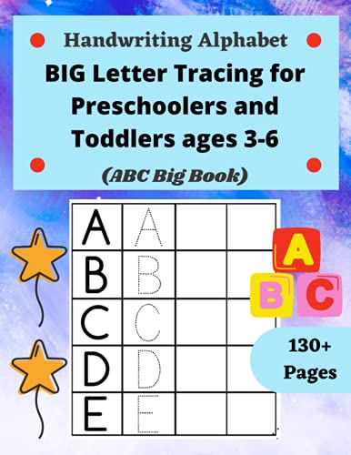 Handwriting Alphabet BIG Letter Tracing for Preschoolers and Toddlers ...